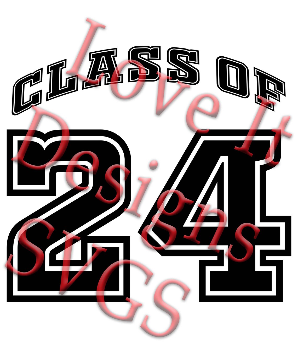 4x Leavers 24 SVG Files Ideal for Making Hoodies / T Shirts for School ...