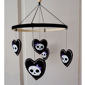 Baby Mobile, Baby Skull Mobile, Nursery Decor, Nursery Mobile - Etsy