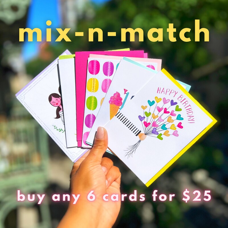 Card Variety Pack - Etsy