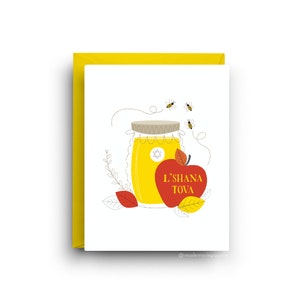 Rosh Hashanah Card, Sweet Beginnings Card, Jewish New Year Card ...