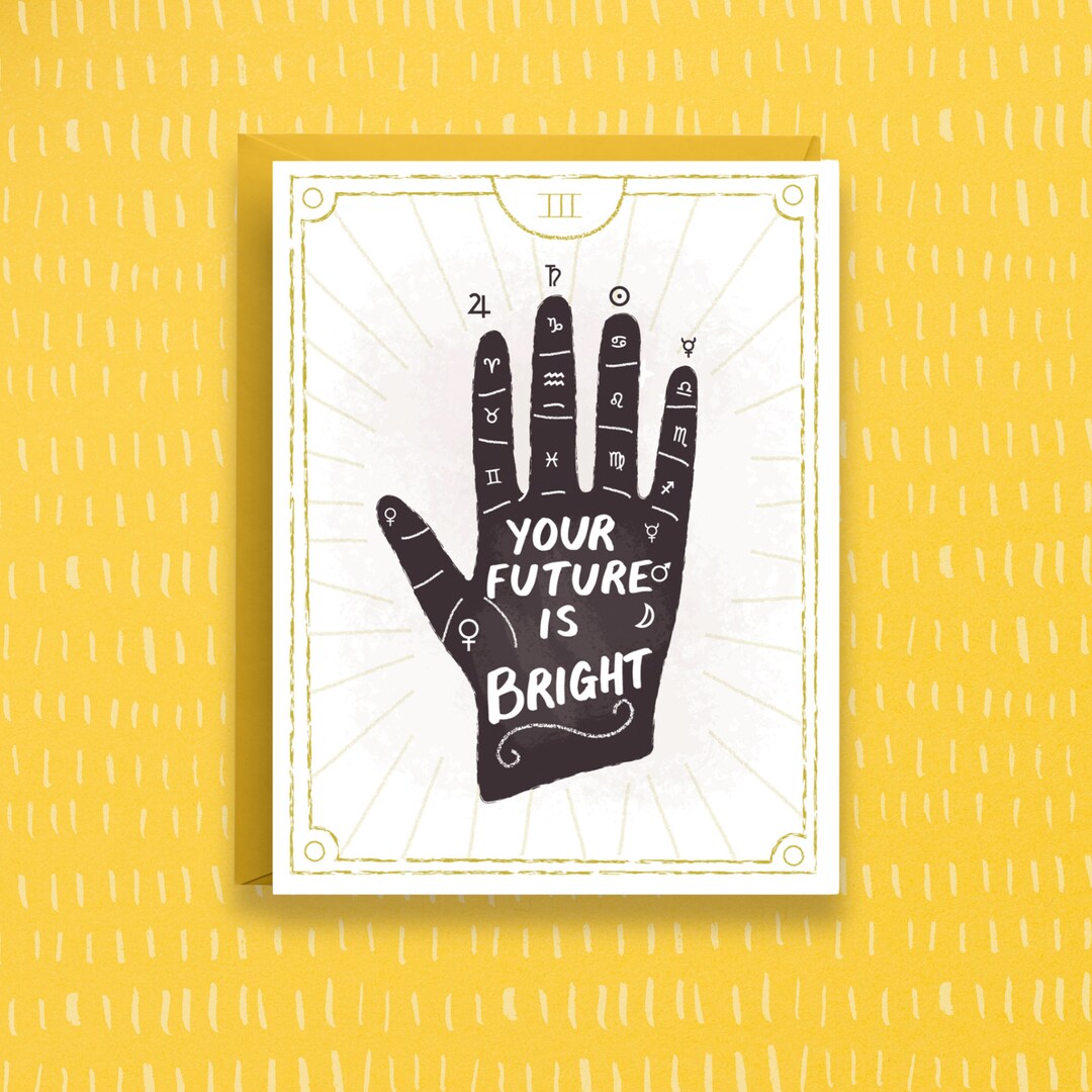 Tarot-inspired Graduation Card, Your Future is Bright, Graduation ...