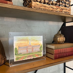 Oklahoma State Library Print OSU Art Graduation Gift Oklahoma State ...