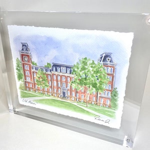 Old Main University of Arkansas Print Arkansas Art Graduation Gift UARK ...