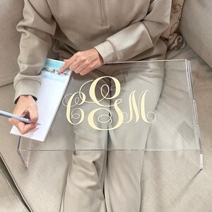 Personalized Graduation Gift Acrylic Lap Tray Study Board Monogrammed ...