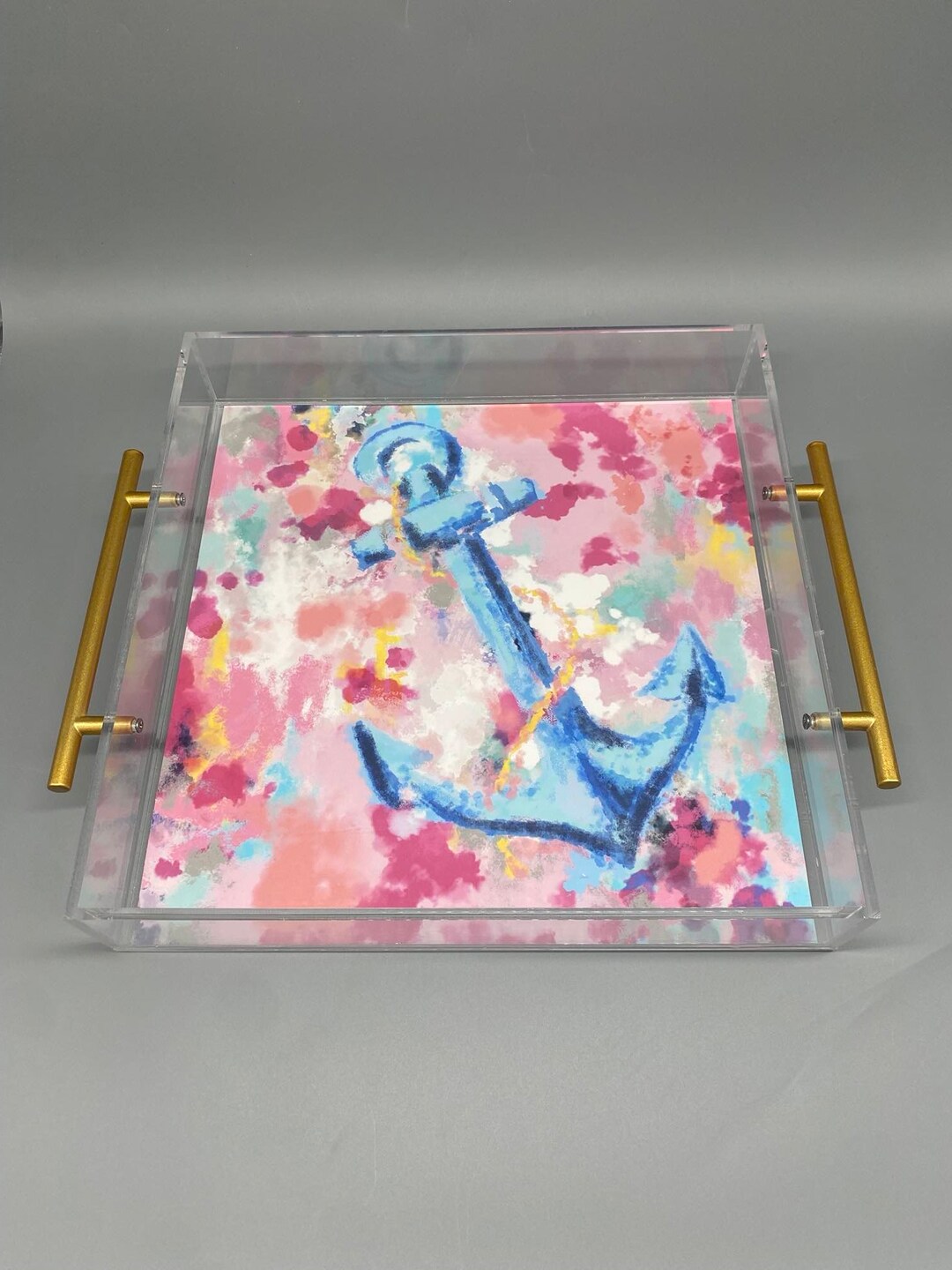 Delta Gamma Acrylic Tray With Art for Sorority Gift for Dorm Decor Art ...
