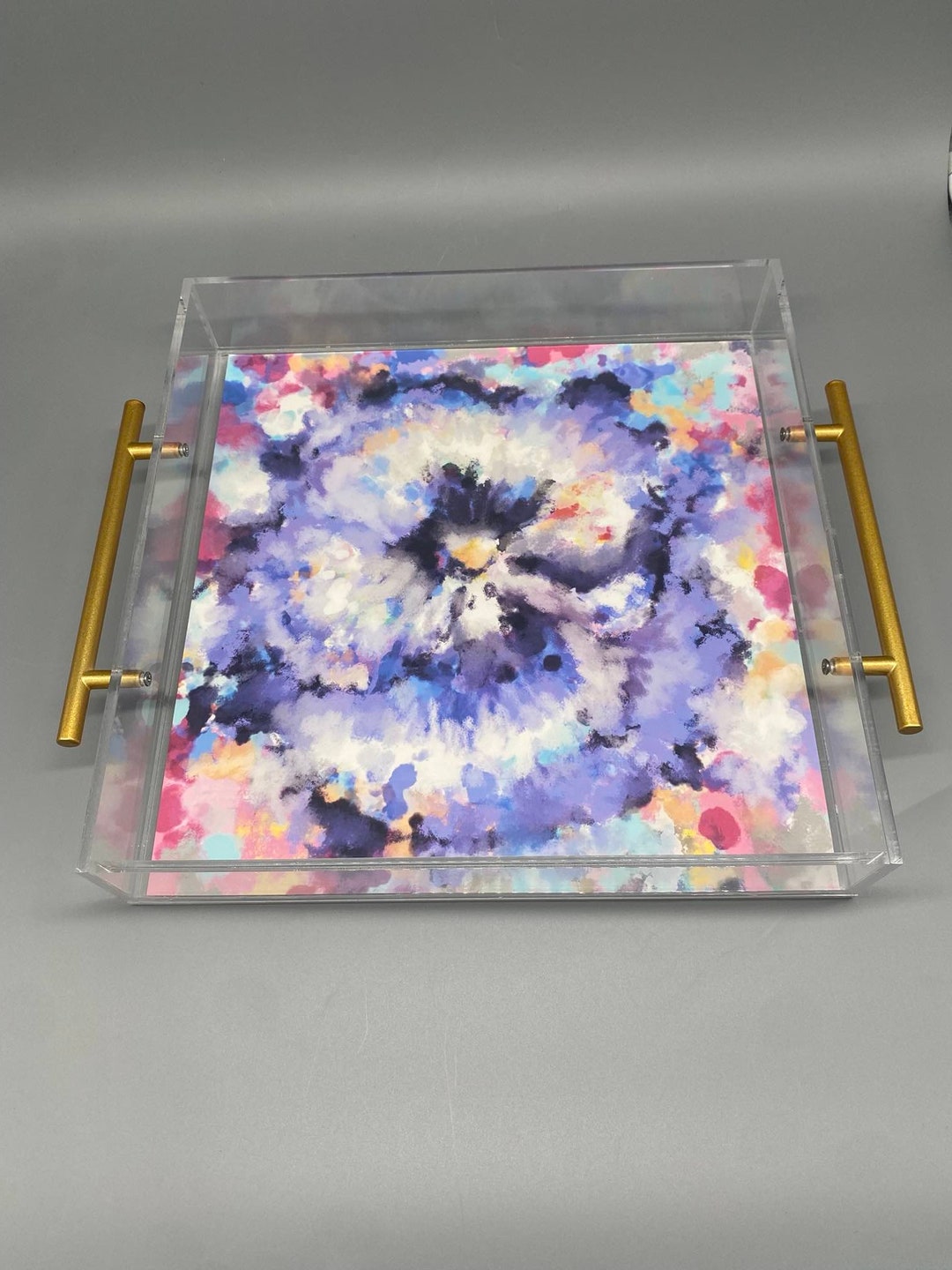 Kappa Alpha Theta Acrylic Tray With Art for Sorority Gift Dorm Decor ...