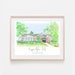 Oklahoma State Library Print OSU Art Graduation Gift Oklahoma State ...