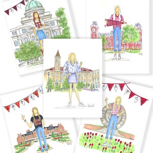 Texas Tech Graduation Gift for Her Custom Graduation Art Texas - Etsy