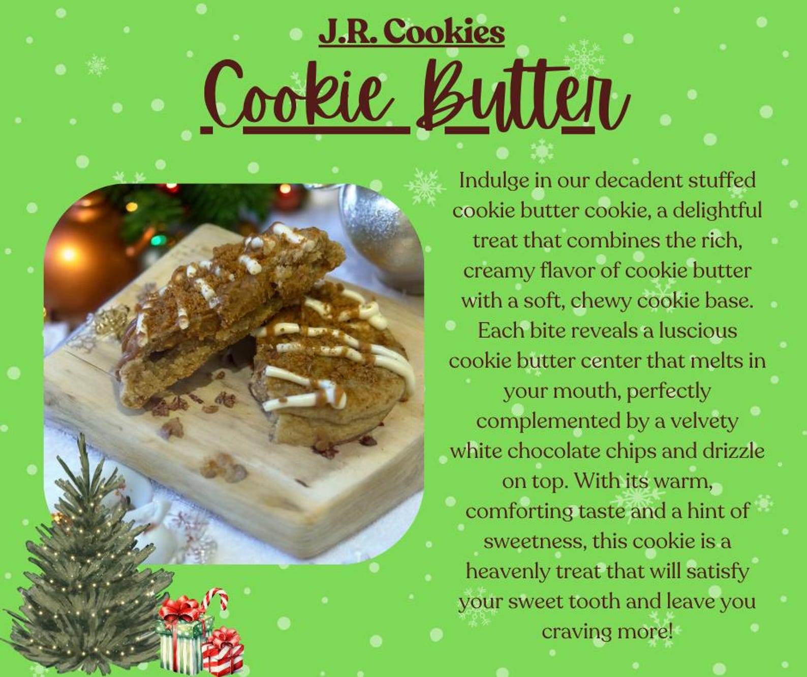 Cookie Butter Cookie Box 4 Pack - Etsy