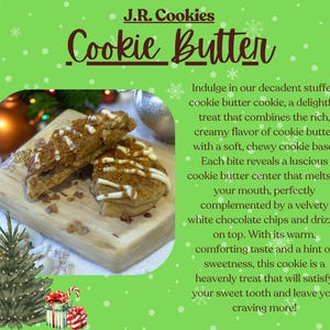 Cookie Butter Cookie Box 4 Pack - Etsy
