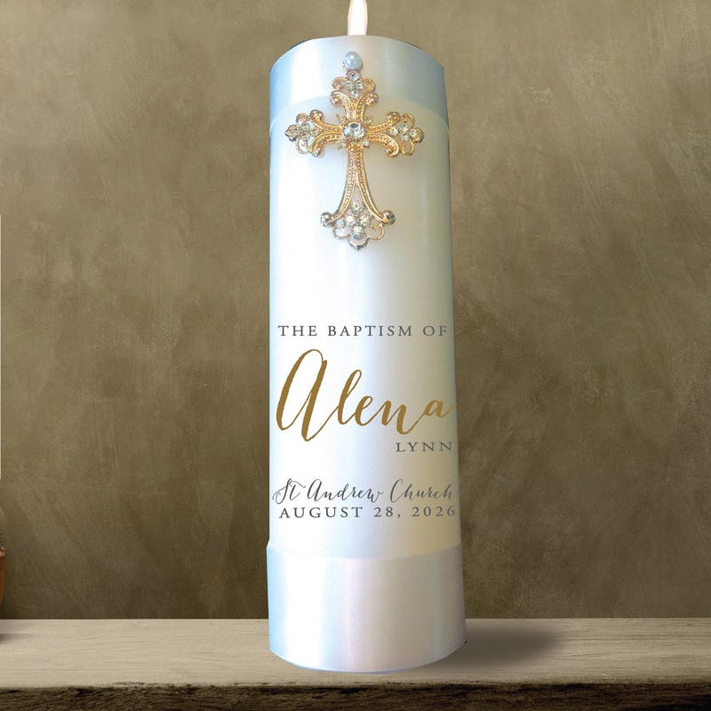 Baptism Candles - Etsy