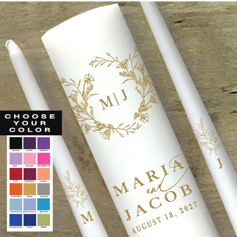 Monogram Candle - Etsy