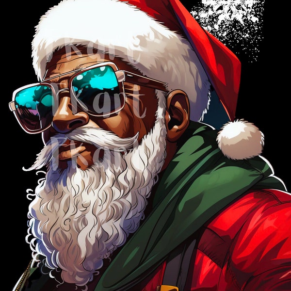 Black Santa - Etsy