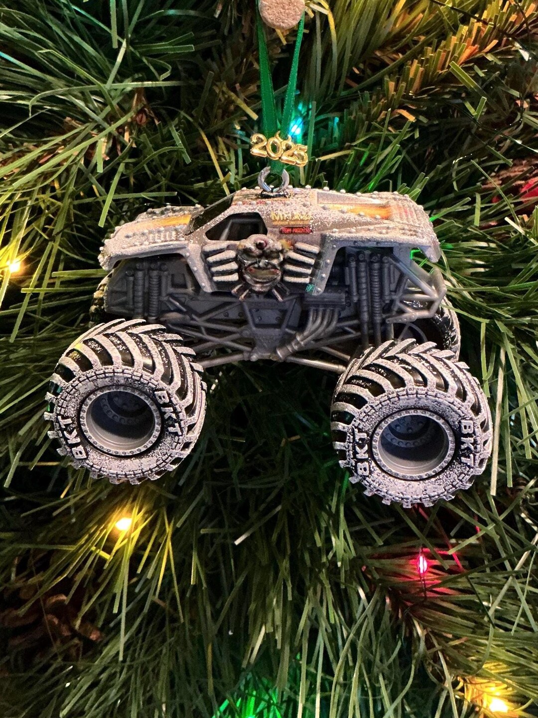 Monster Jam Custom Christmas Ornament Machines Maximum Destruction W ...