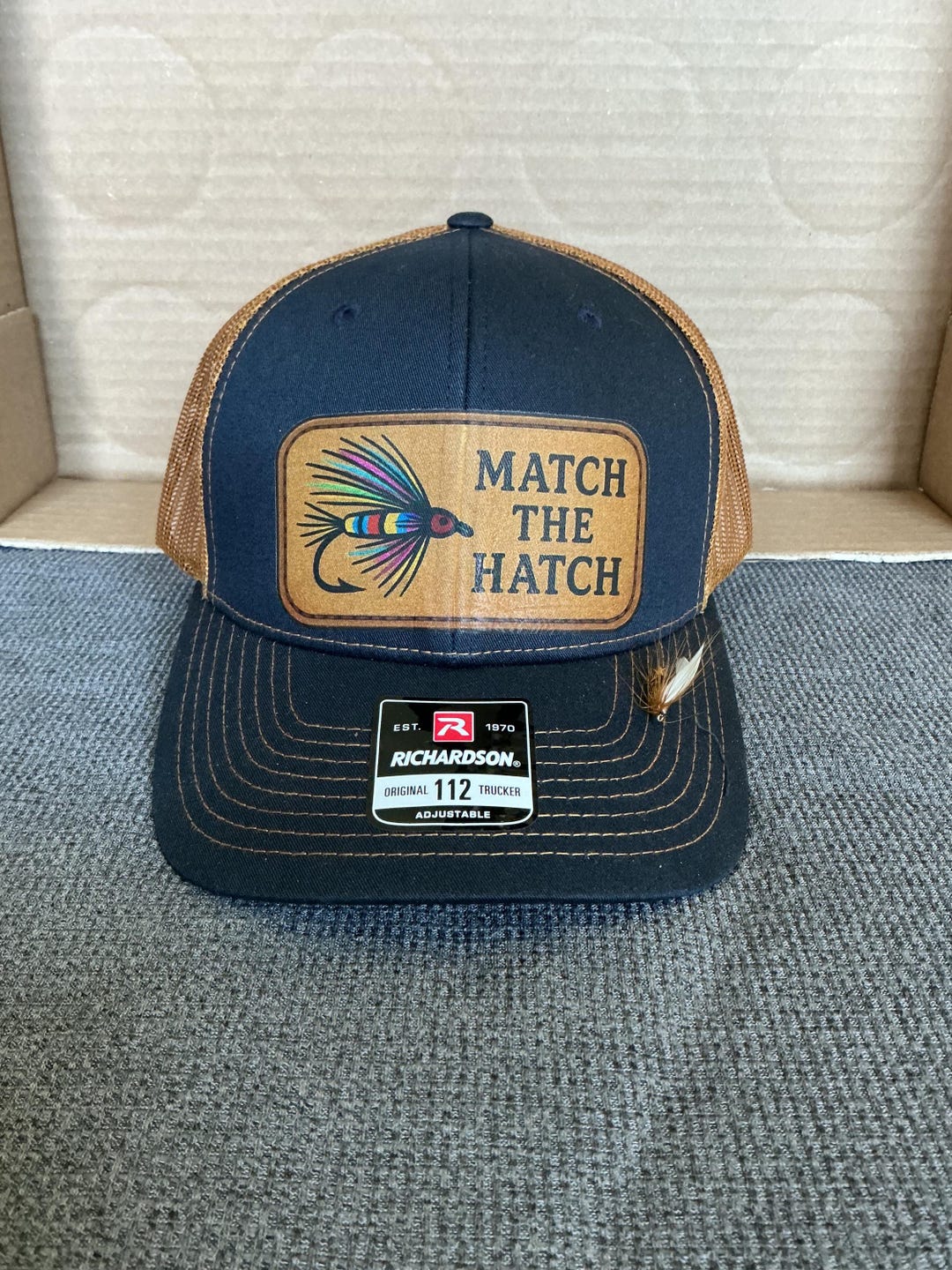 Richardson 112 Mid Profile 6 Panel Trucker Hat- Match the Hatch Custom ...