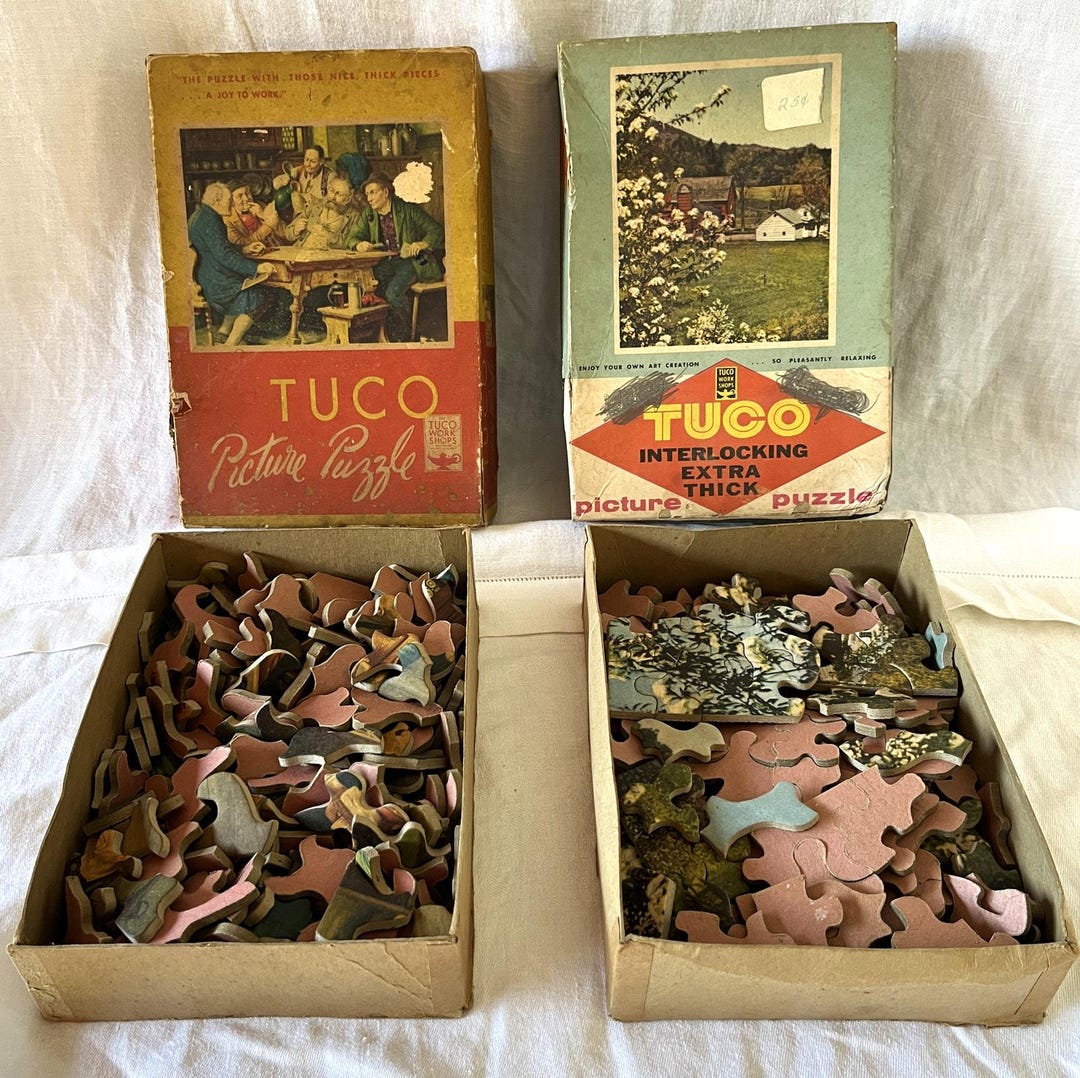 Two Vintage Tuco Jigsaw Picture Puzzles From 1949 and 1957 - Etsy