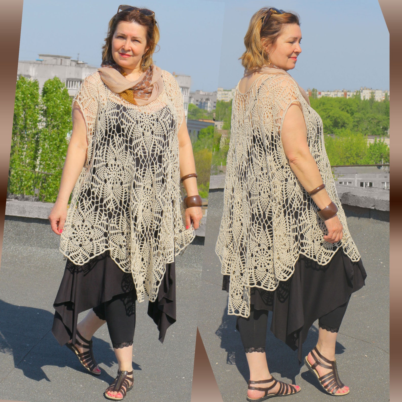 Loose Fitting Tunic Pattern One Size Fits up to 5XL PDF - Etsy