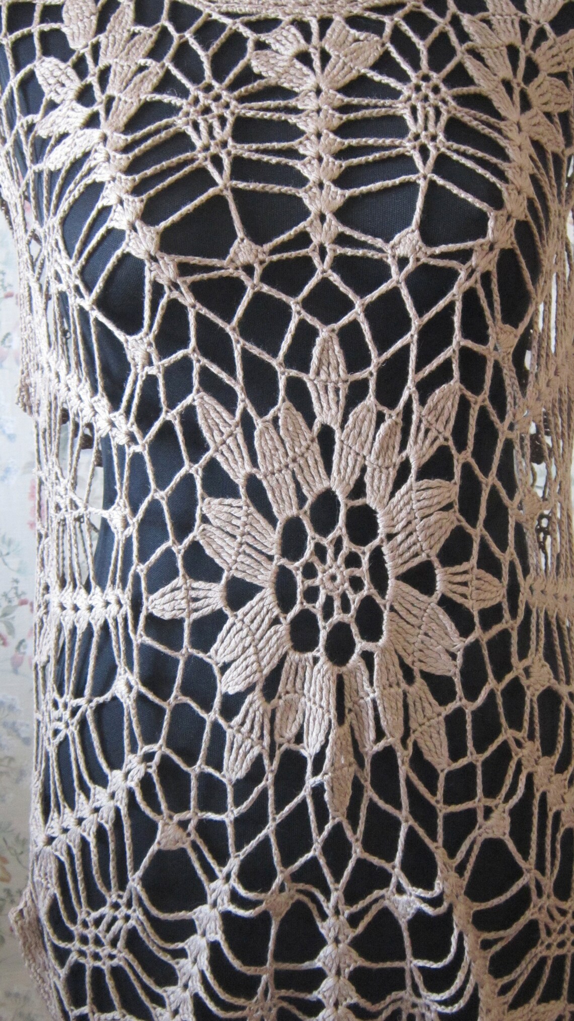 Crochet Mandala Top Vest PATTERN / Hippie Festival Tank Top / | Etsy