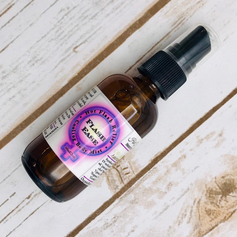 Flash Ease | Hot Flash Spray | Cooling Body Mist | Night Sweats ...