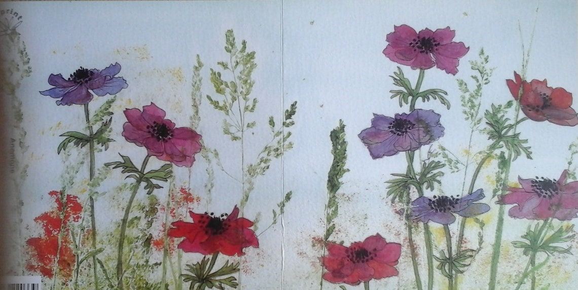Pack of 4 Square Cards C - Etsy