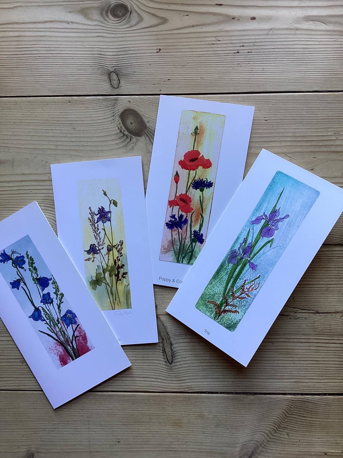 Pack of 4 Cards E - Etsy UK