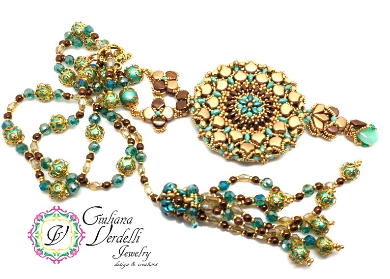 TUTORIAL for Double Face lili Pendant With Chevron - Etsy