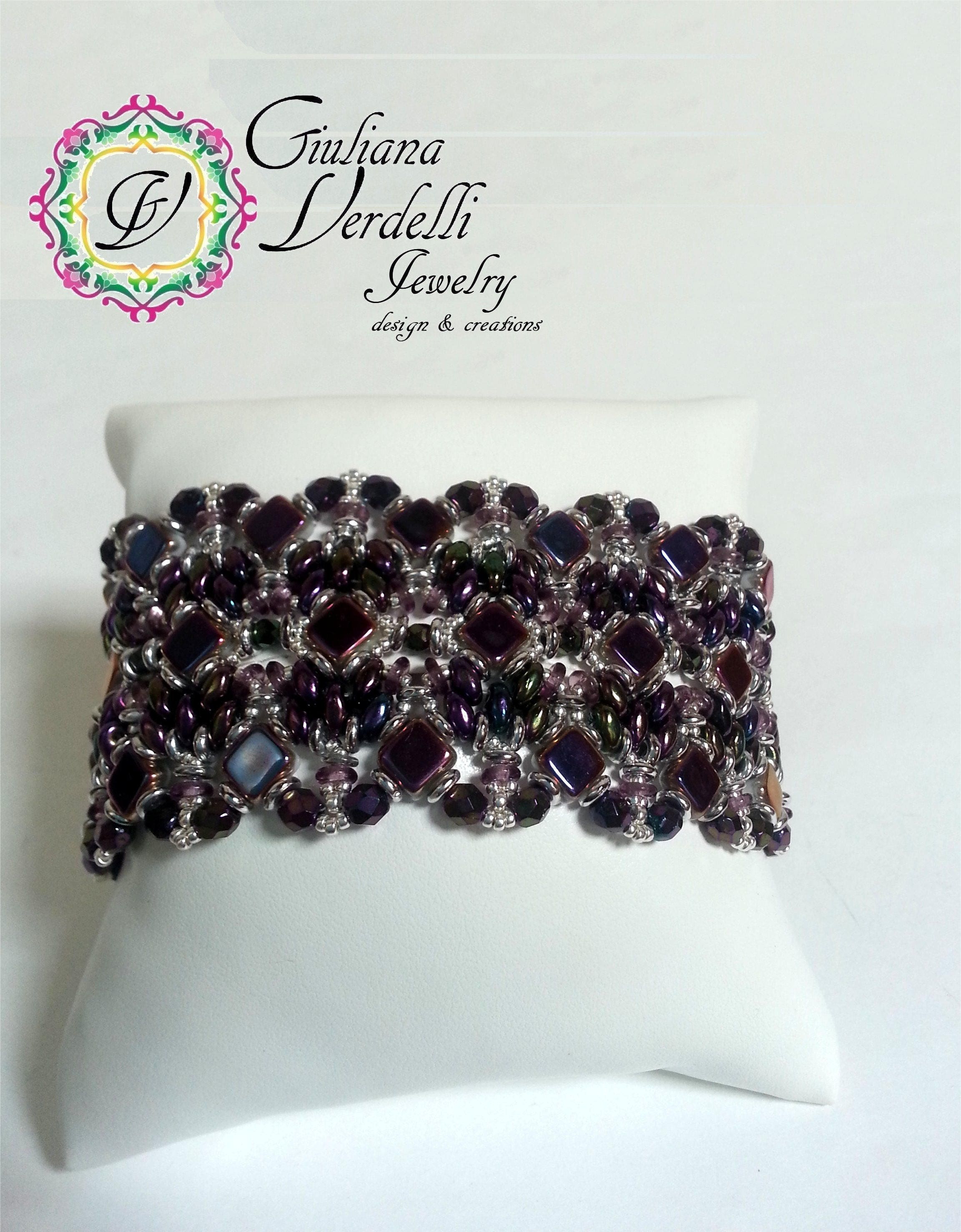 Tutorial to Create the Double Face Bracelet Laksmi With Silky Beads, O ...