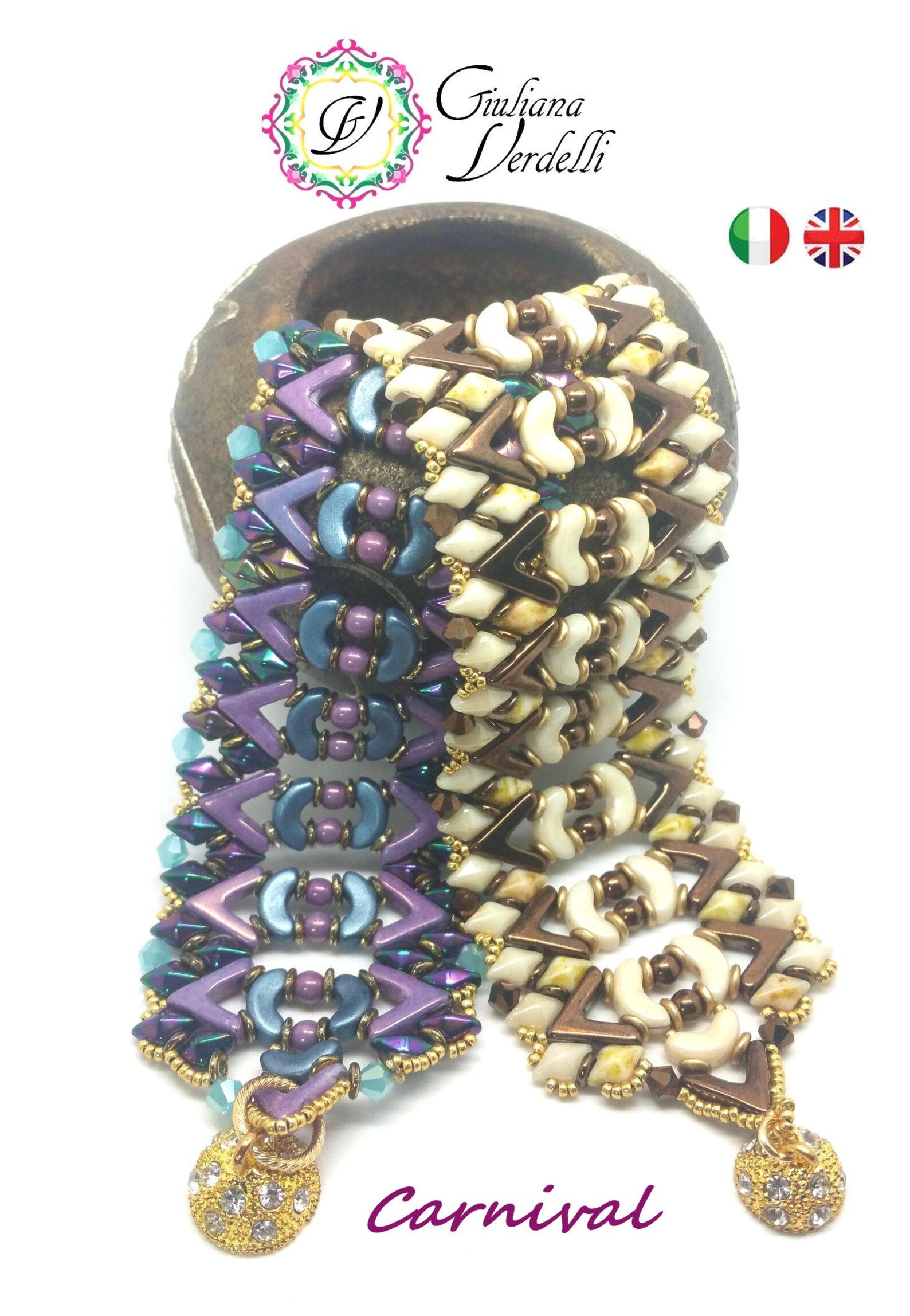 Tutorial to Create the Carnival Bracelet With Ava, Arcos, Diamond Duo ...