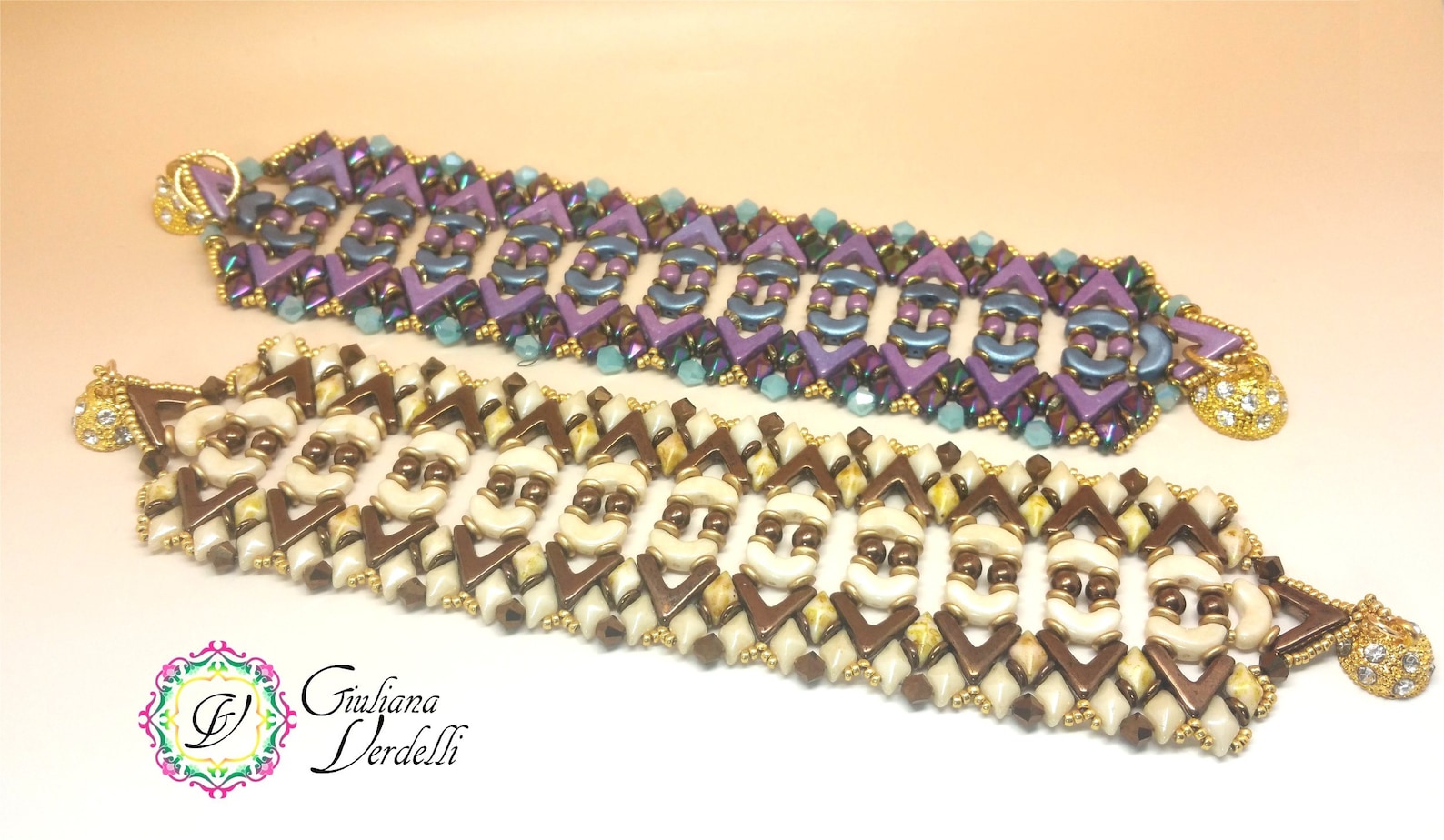 Tutorial to Create the Carnival Bracelet With Ava, Arcos, Diamond Duo ...