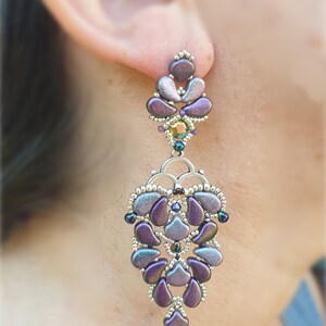 Belle Epoque Earrings TUTORIAL Double Version With Paisley, Ginko ...