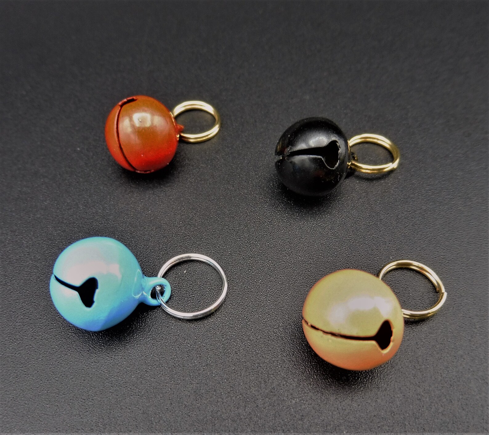 Enamel Cat Bells Pastel Pet Bells Cat Collar Bells Puppy - Etsy