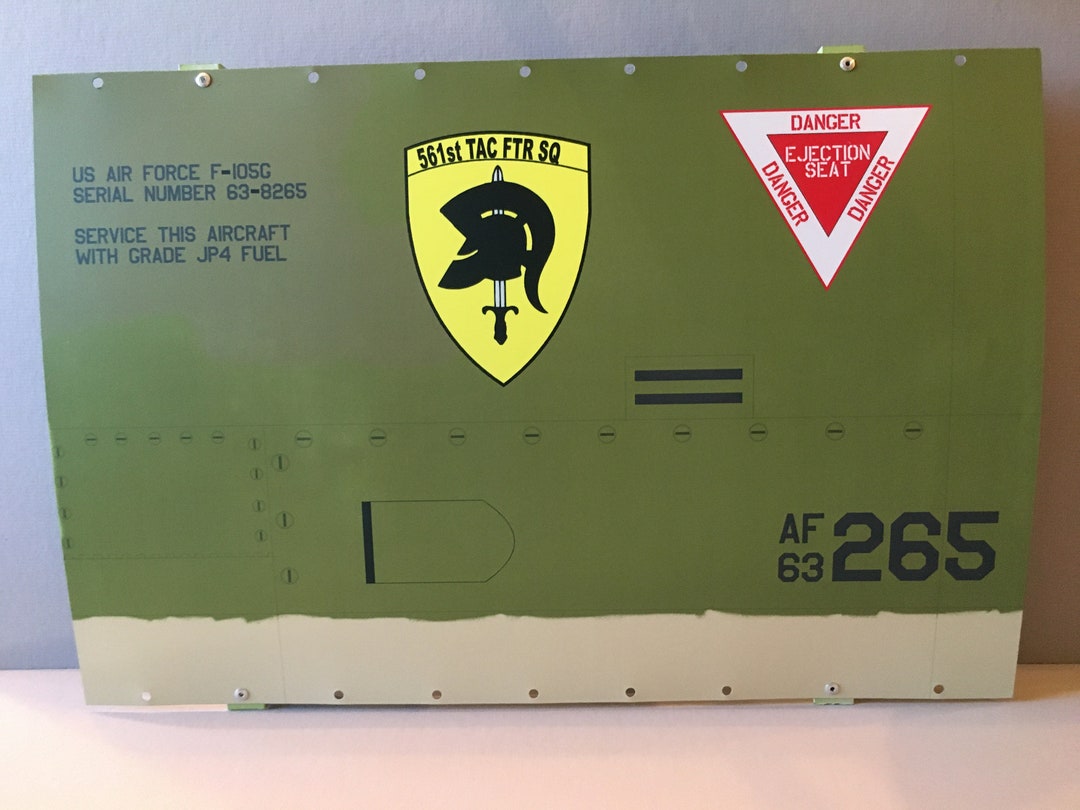 Aircraft Nose Art Panel F-105G Wild Weasel 561st TFS 12x18 - Etsy