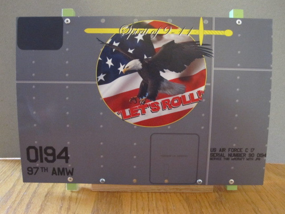 C-17 Aircraft Nose Art Panel "let's Roll" 9/11 Memorial - Etsy