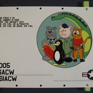 Large 10" X 16" Aircraft Nose Art Panel - Etsy