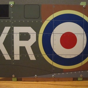 RAF Spitfire Aircraft Nose Art Panel WWII - Etsy
