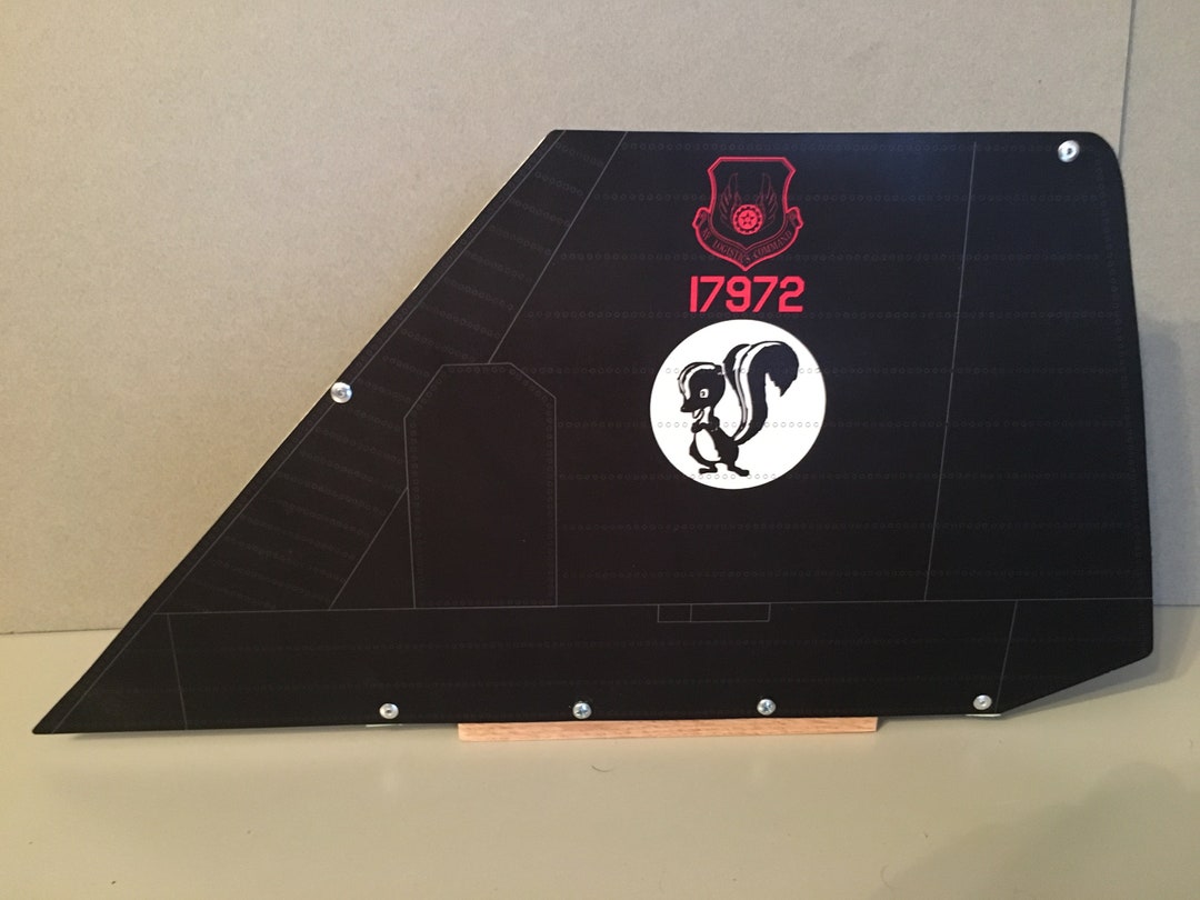 Aircraft Nose Art Panel SR-71 Blackbird Skunk Works Tail - Etsy