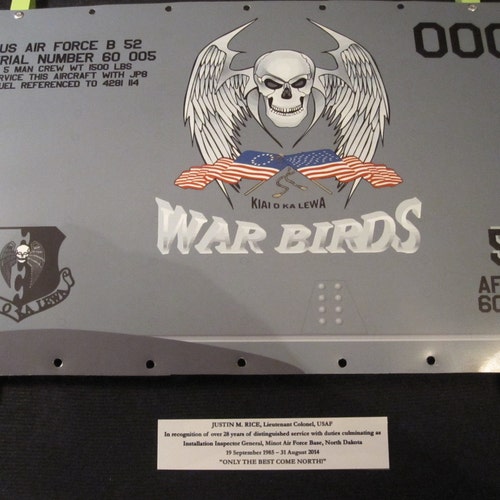 Aircraft Nose Art Panel B-52 Bomber Old Crow Express 10x16 - Etsy