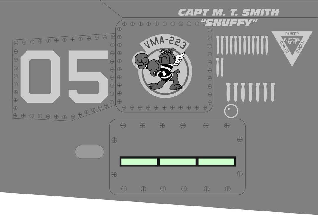 Aircraft Nose Art Panel AV-8B Harrier 12x18 - Etsy