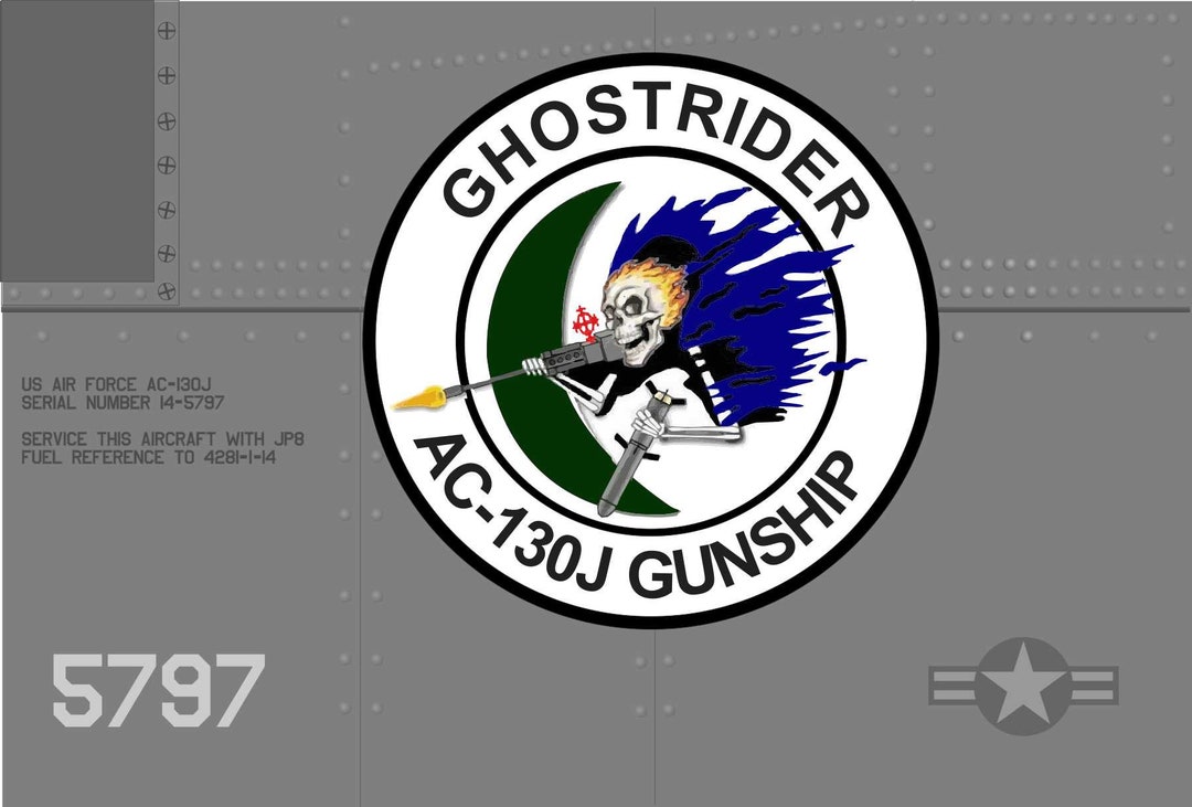 AC-130J Ghostrider SPO Nose Art Panel - Etsy