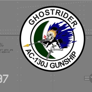 AC-130J Ghostrider SPO Nose Art Panel - Etsy