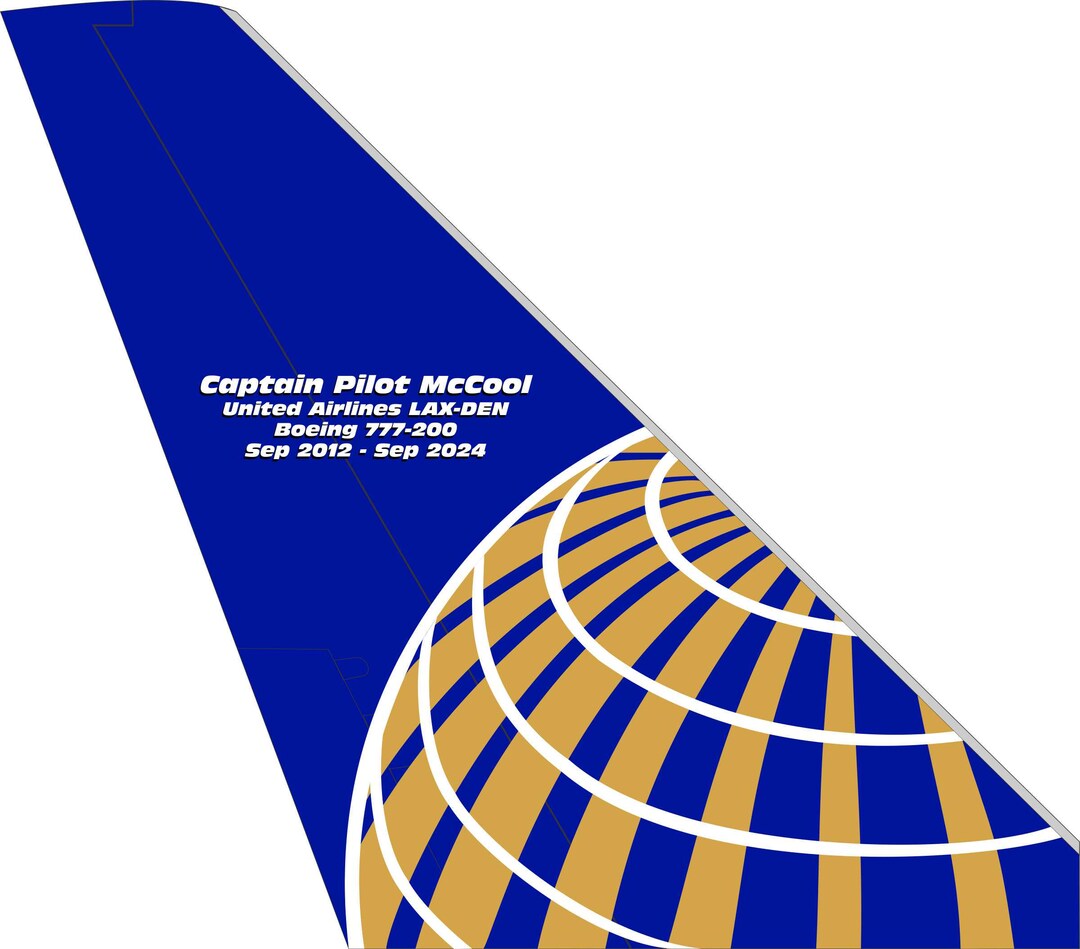 Boeing 777 Airline Tail Flash Panel - Etsy