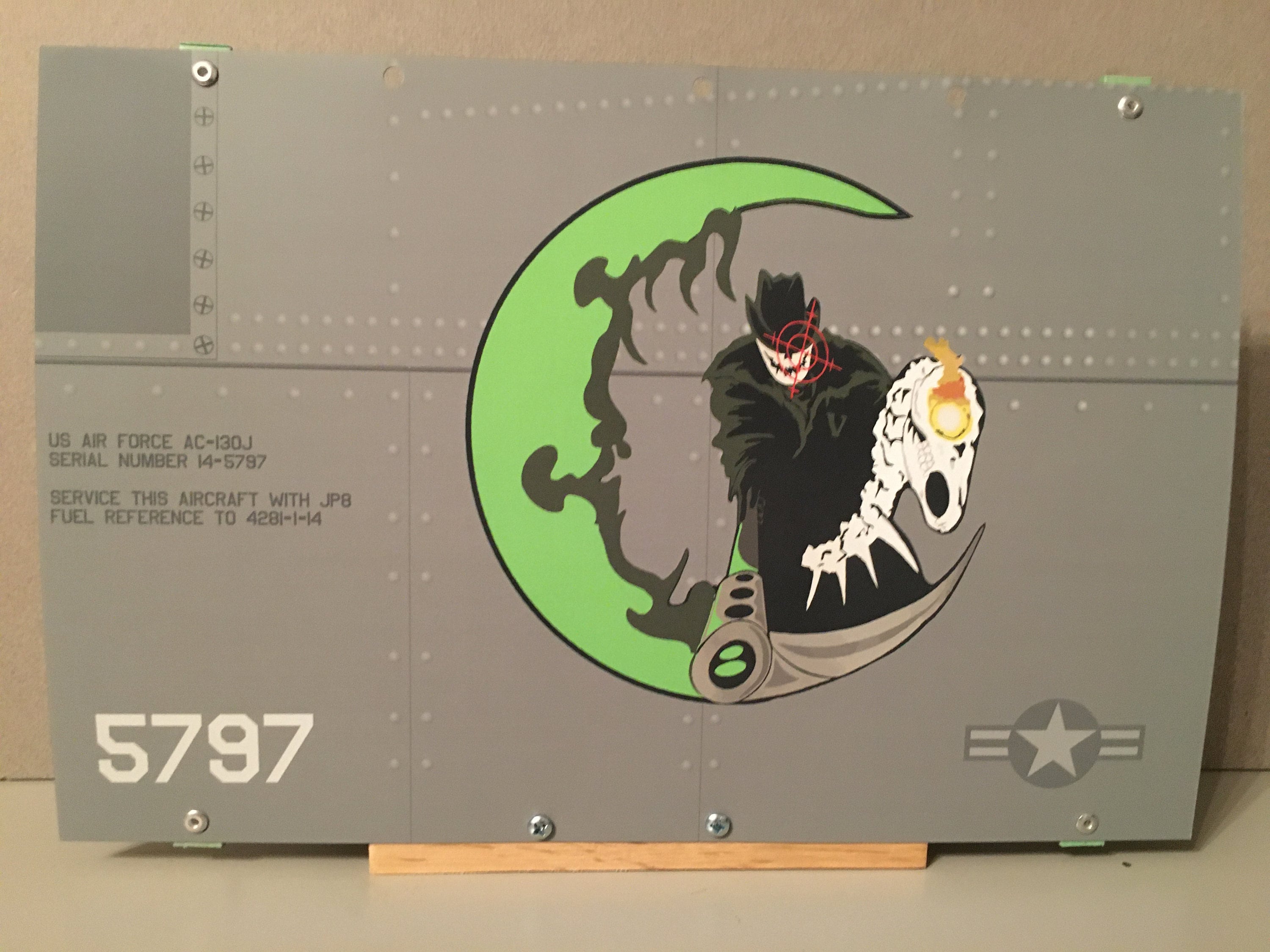 AC-130J Ghostrider Gunship Aircraft Nose Art Panel - Etsy
