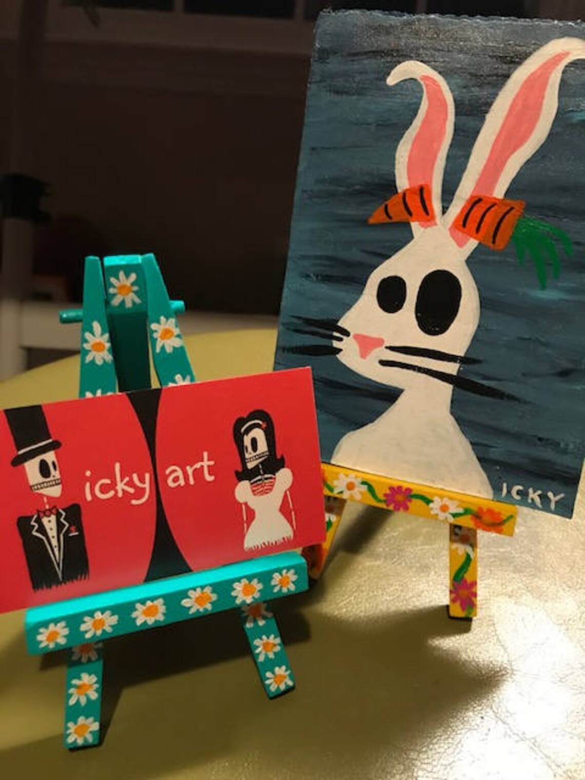 Tiny Hand-painted Easels - Etsy