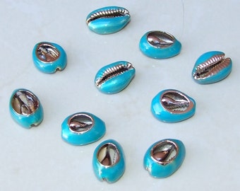 Gold Plated Cowrie Shell Pendant Shell Charm Cowrie Shell - Etsy