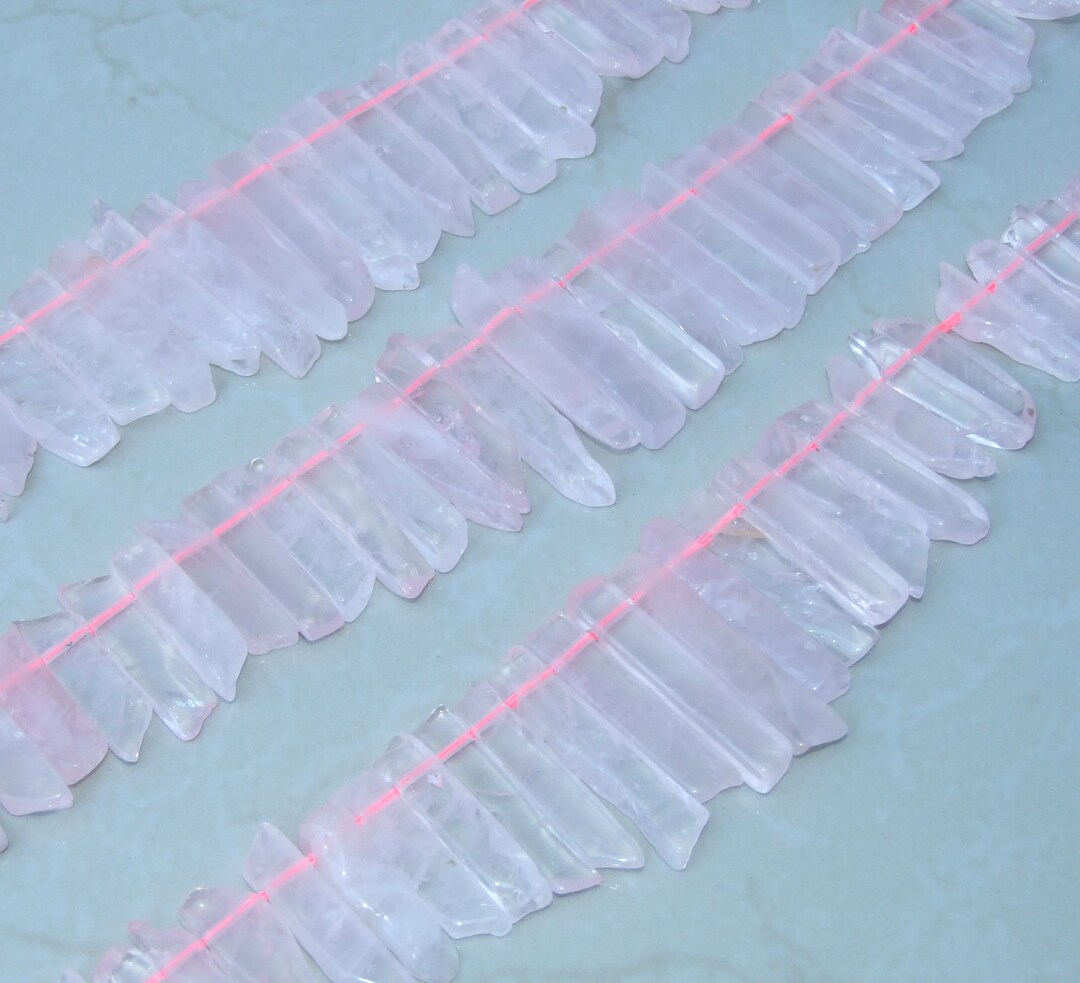 Rose Quartz Slice, Polished Slice, Quartz Beads, Quartz Pendants ...