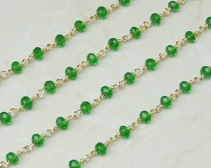Turquoise Rosary Chain by the Foot, Rosary Chain With Beads, Rosary ...