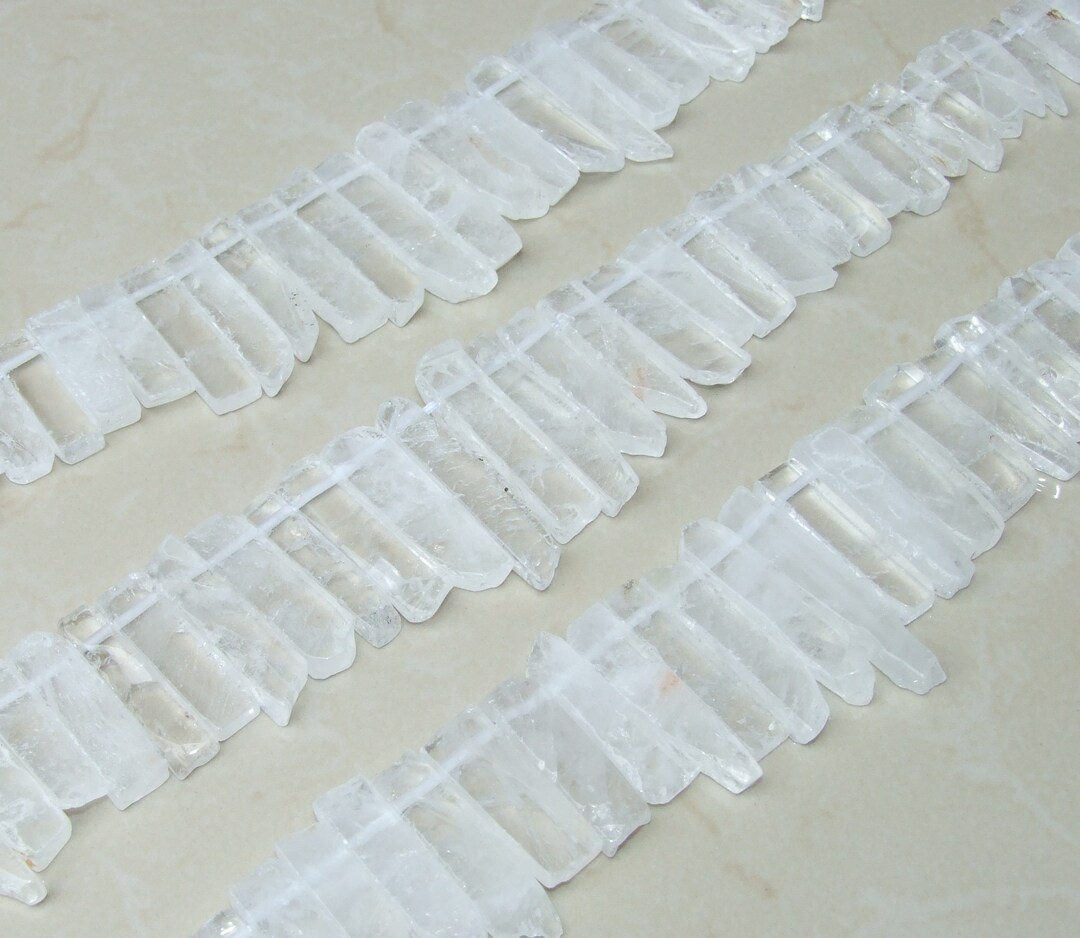 Clear Quartz Slice, Polished Slice, Quartz Beads, Quartz Pendants ...