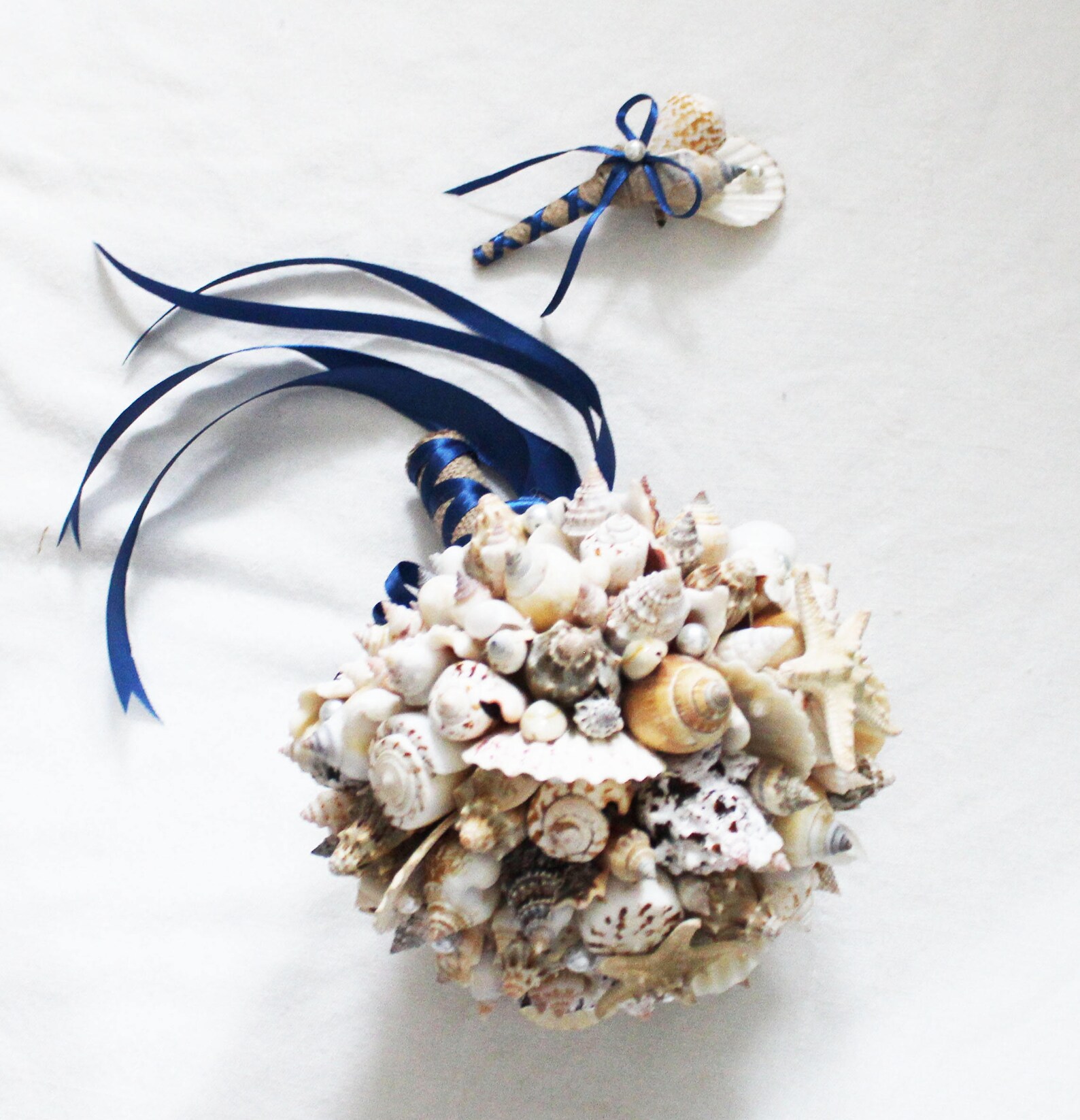 Shell Bouquet, Bridal Bouquet Sea, Bridesmaid Bouquet, Beach Wedding ...