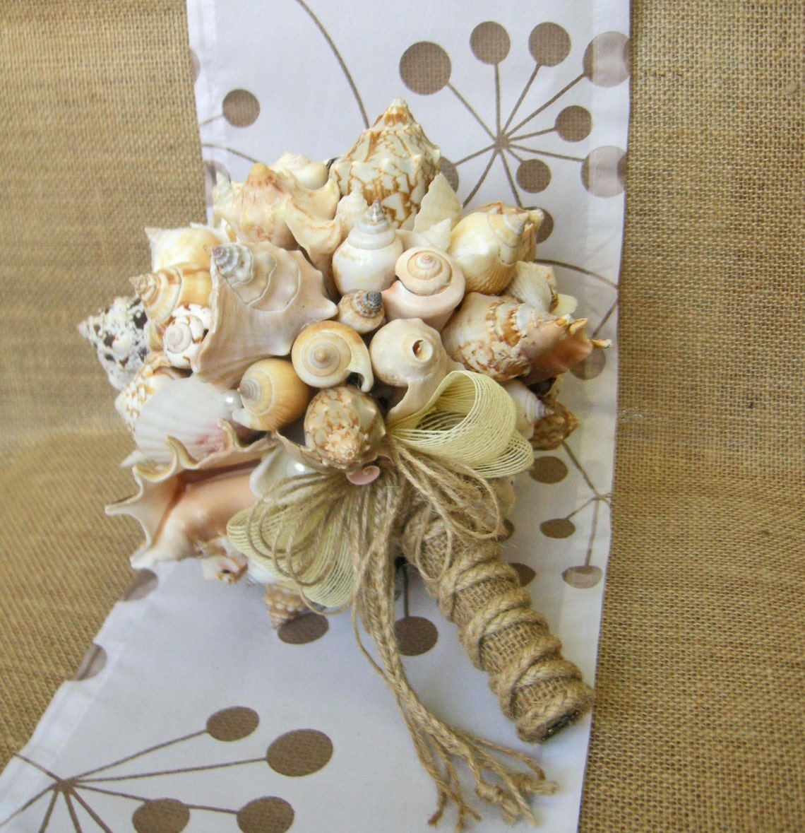 Sea Shell Bouquet Bridal Bouquet Sea Bridesmaid Bouquet - Etsy