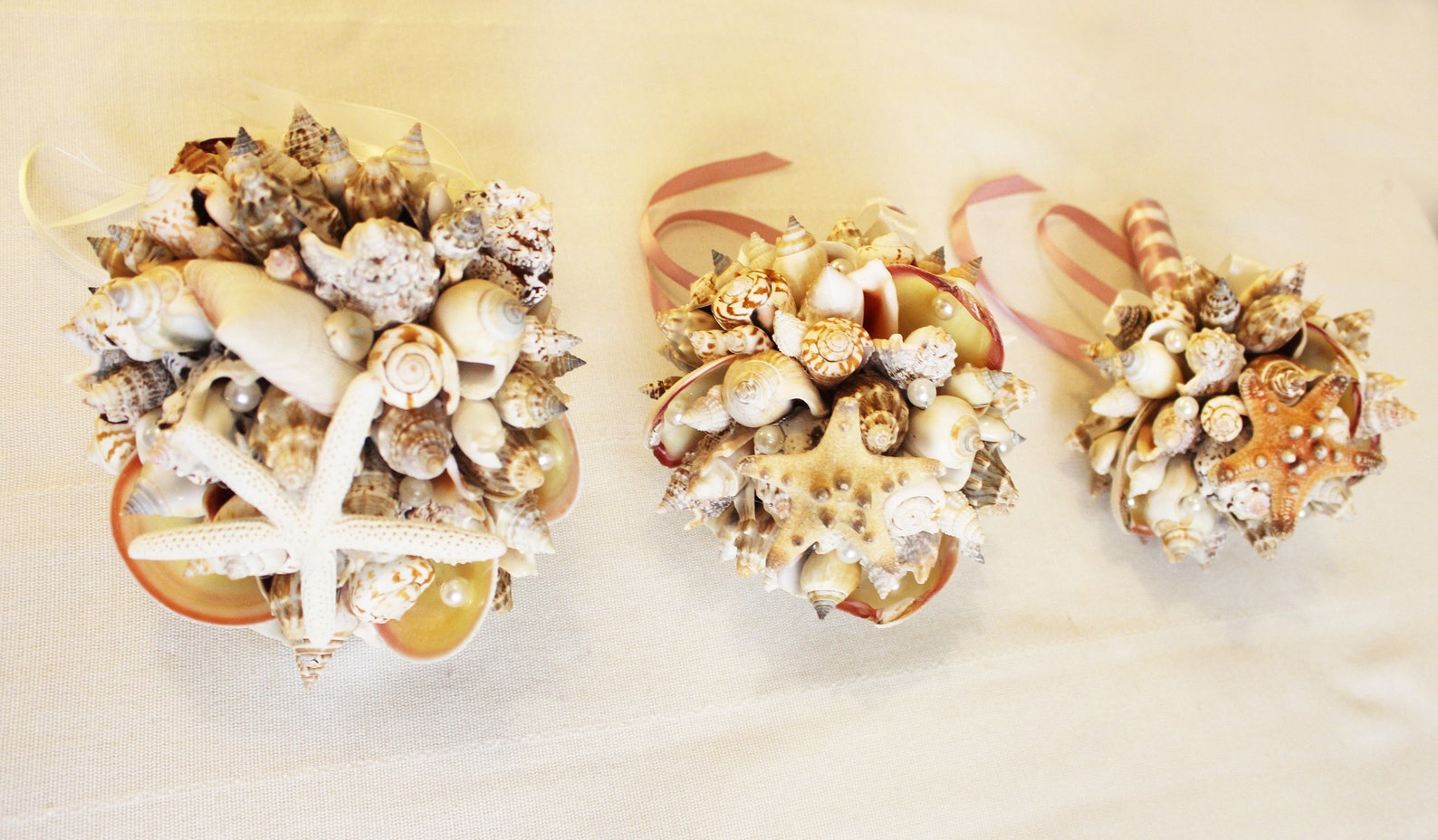 Shell Bouquet, Bridal Bouquet Sea, Bridesmaid Bouquet, Beach Wedding ...